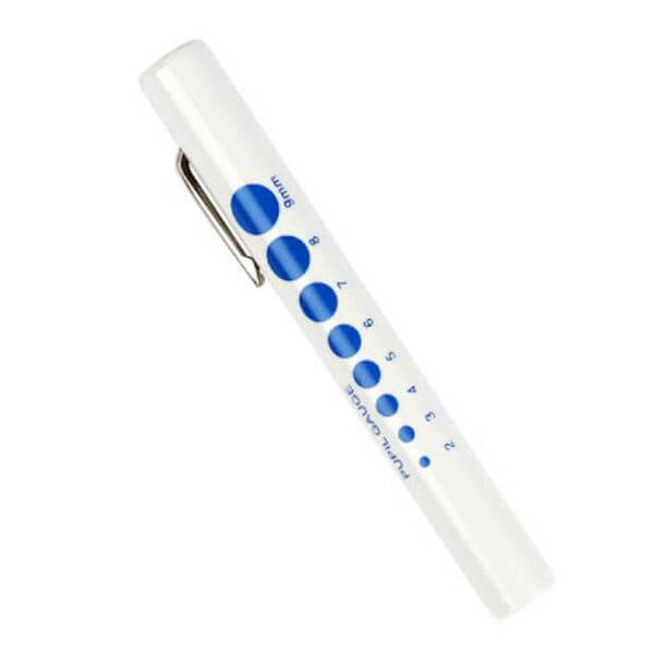 Pen Light With Pupil Gauge - Disposable • Medix BC • First Aid Supplies ...